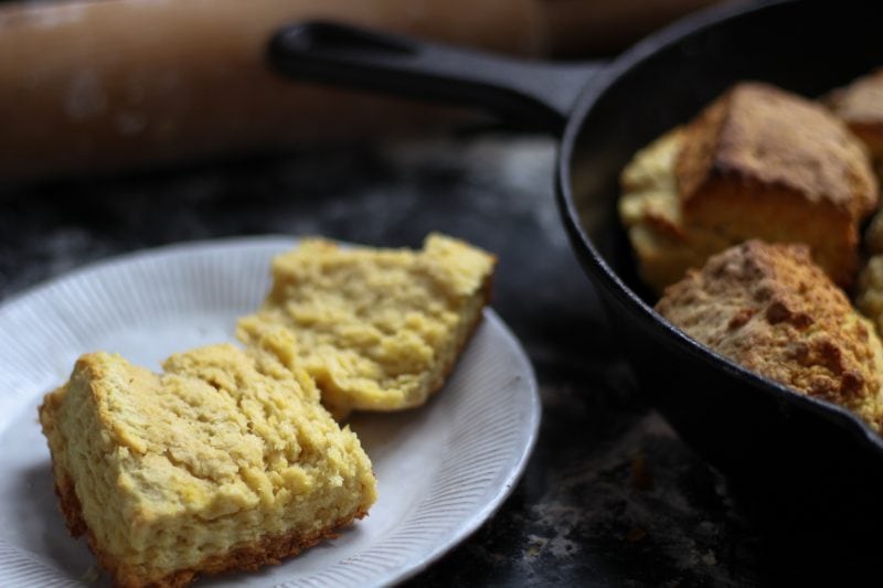 Brown Butter Cast Iron Biscuits [done in 20 minutes start to finish]