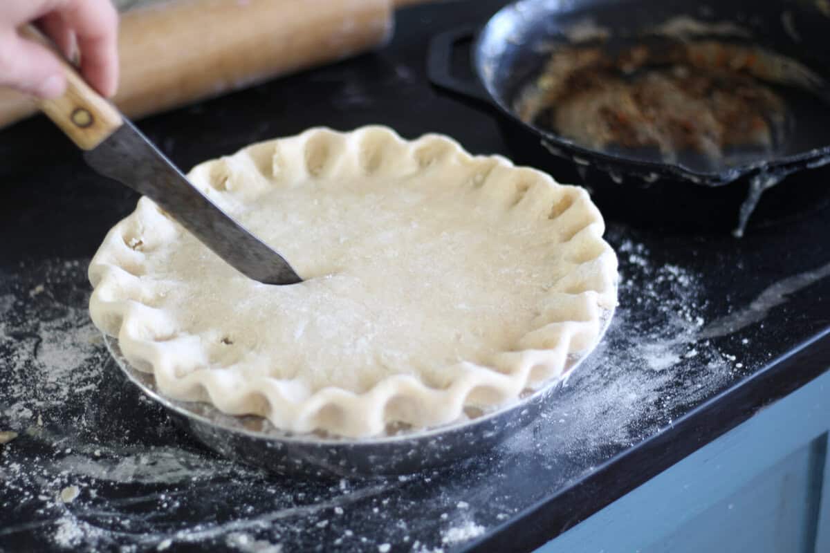 Sourdough Pie Crust made with Discard - Hopewell Heights
