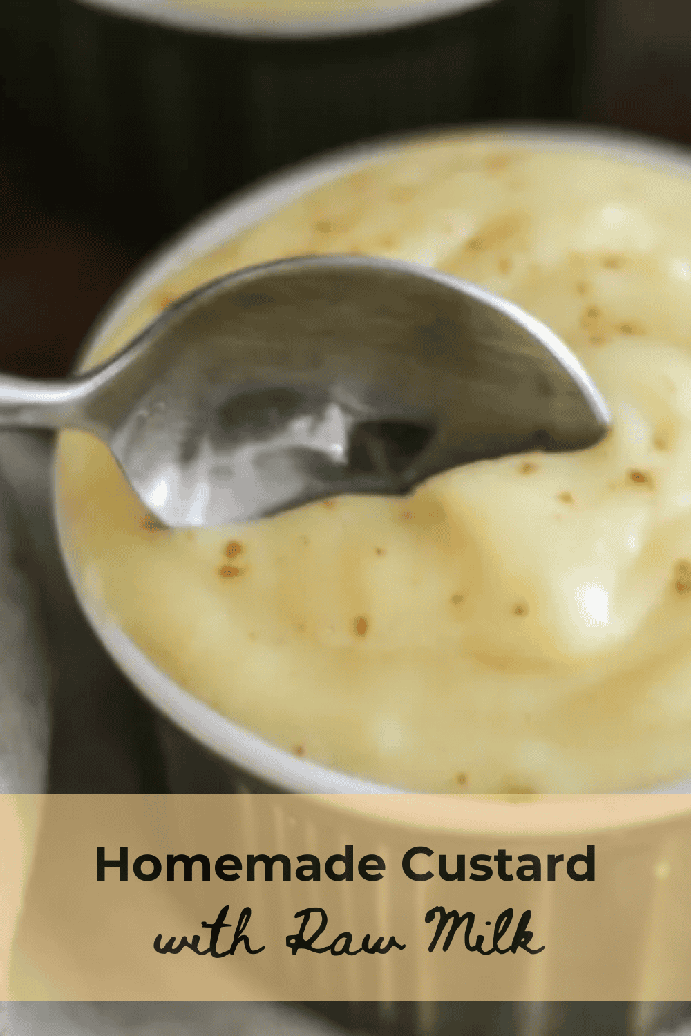 Easy Homemade Custard Made With Raw Milk - Hopewell Heights