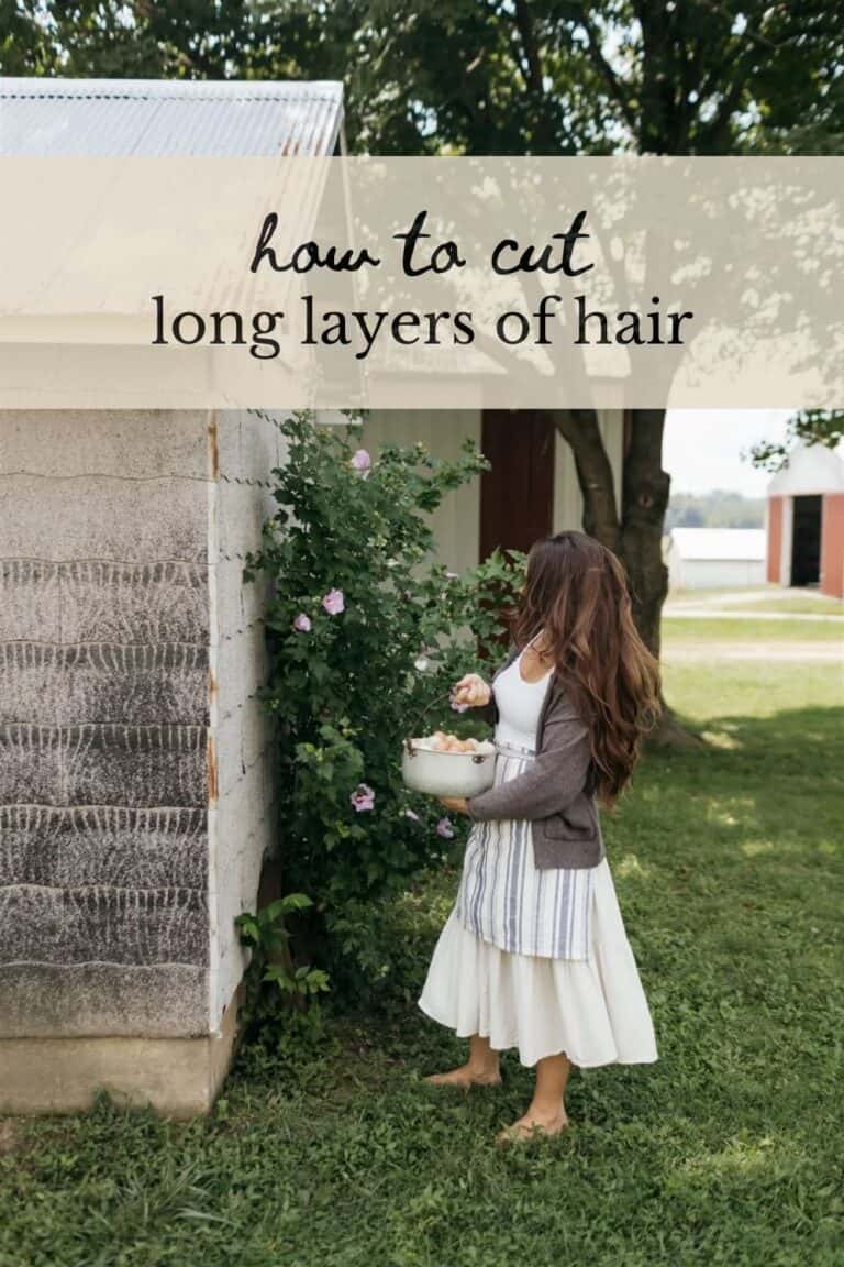 How to Cut Long Hair in Layers - The Ponytail Method