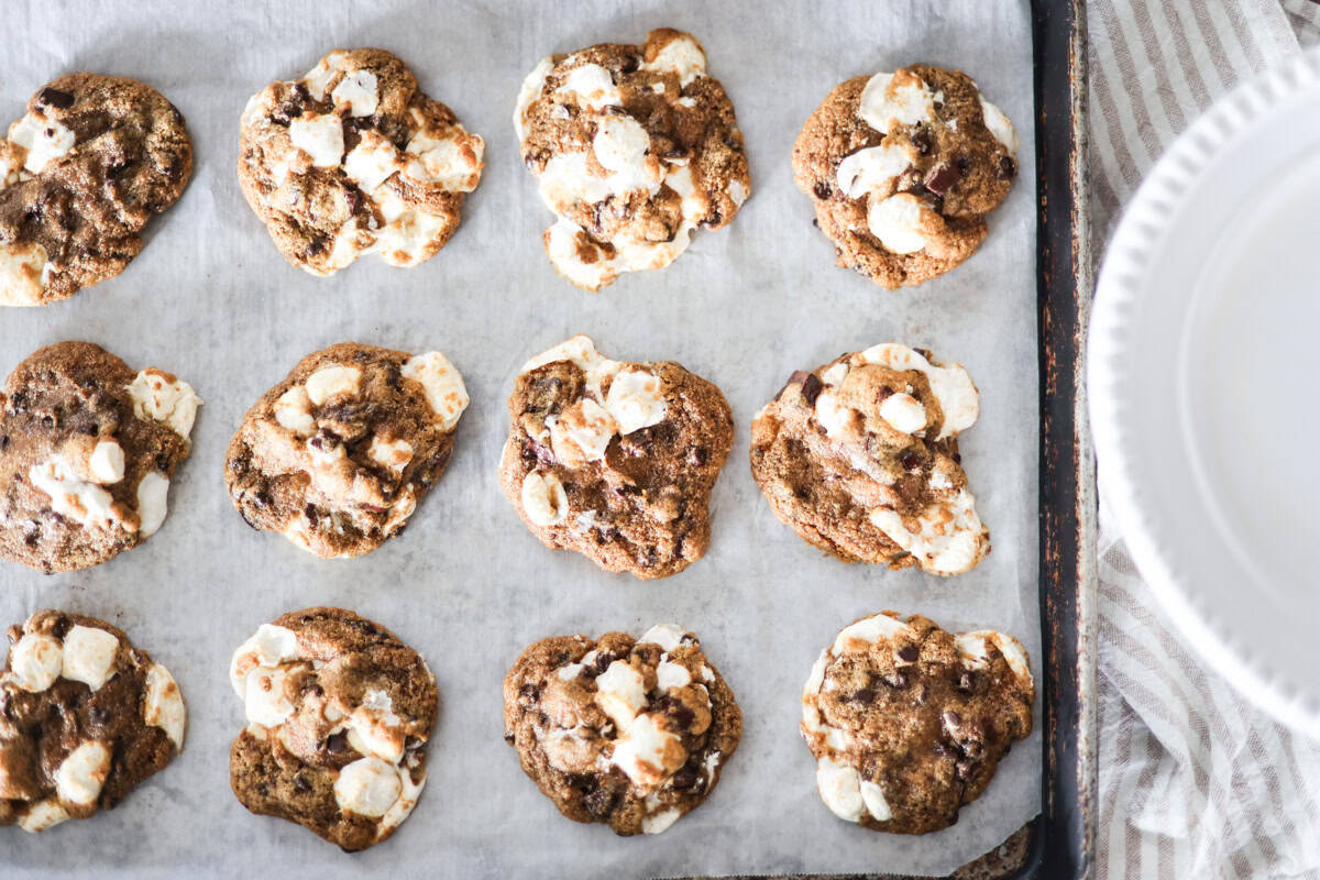 Sourdough S'mores Cookies with Marshmallows & Brown Butter - Hopewell ...